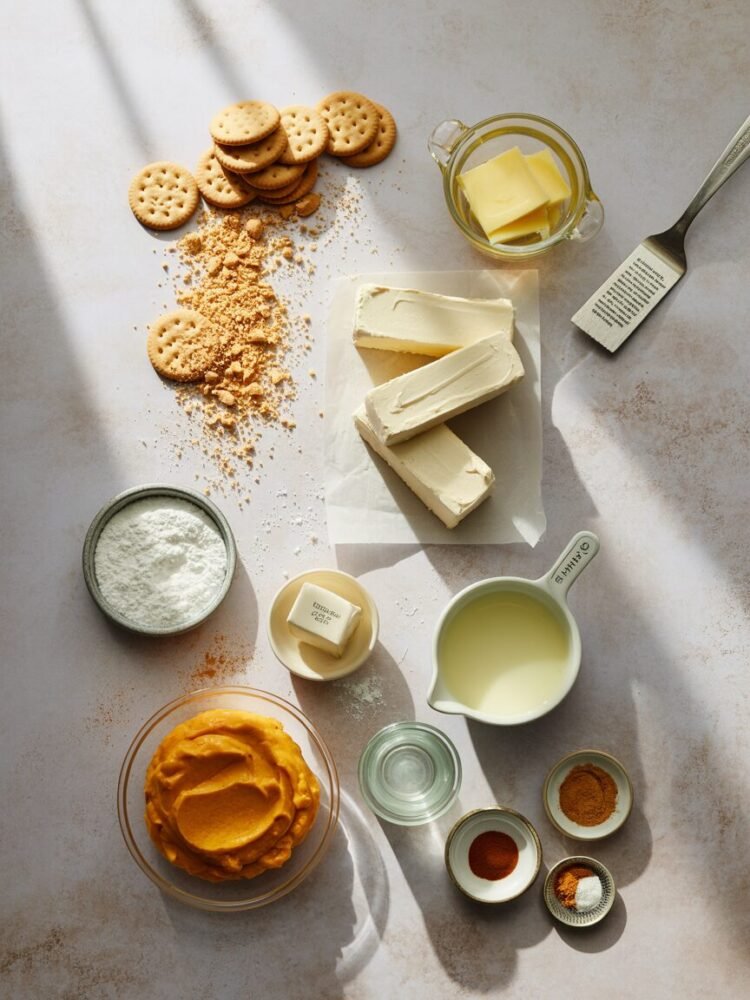 Homemade Pumpkin Cheesecake Without Eggs or Baking